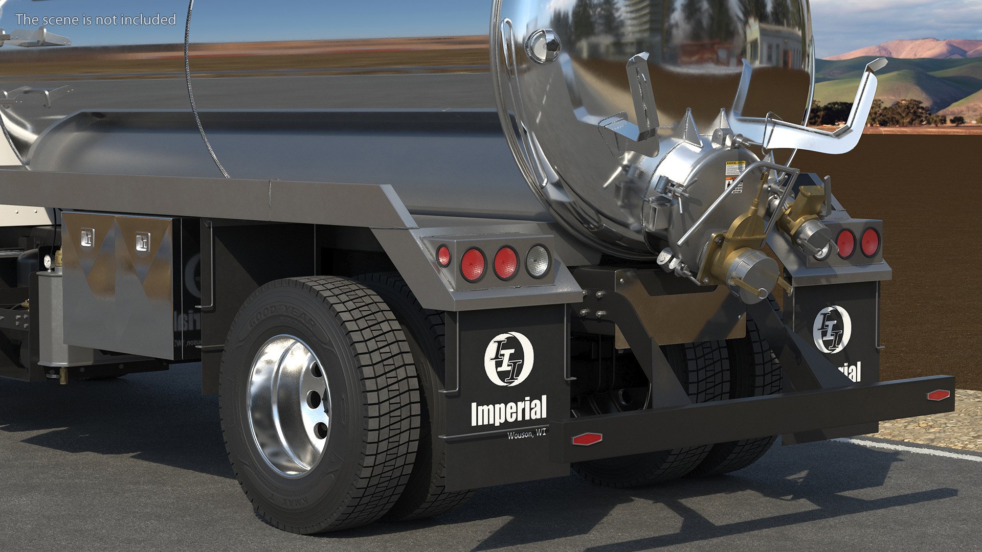 Peterbilt 537 White Vacuum Truck model - TurboSquid 2065641