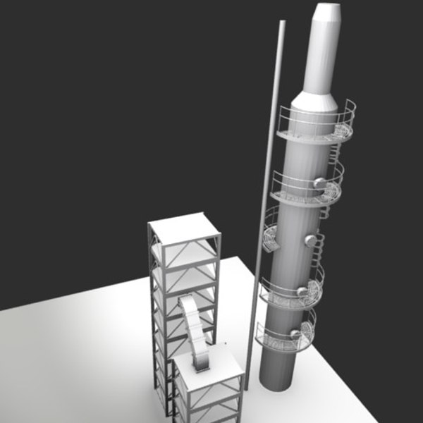 3d industrial towers