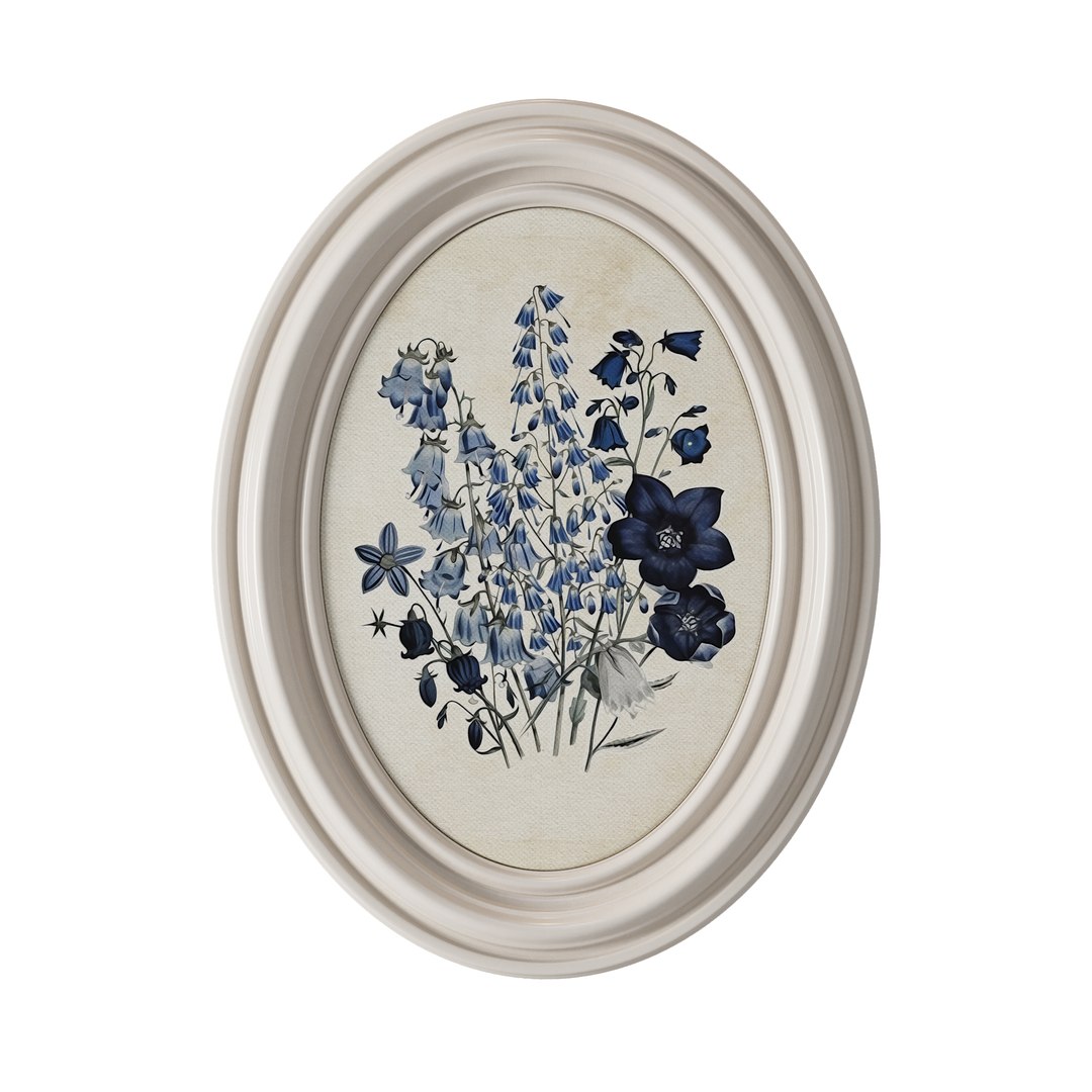 White Frames Paintings 04 3D Model - TurboSquid 2507741