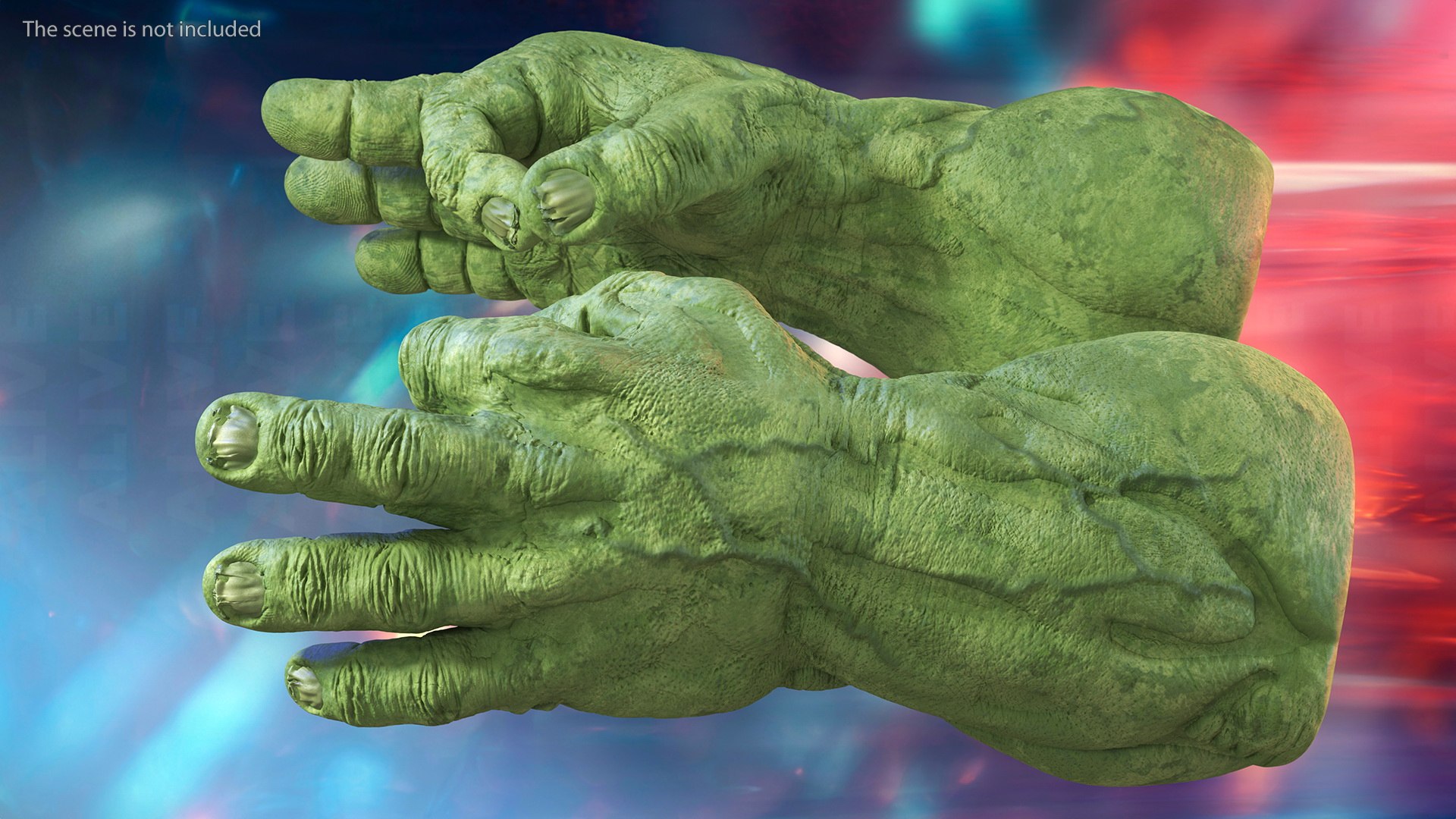 Hulk Hands Alright 3D - TurboSquid 1902679
