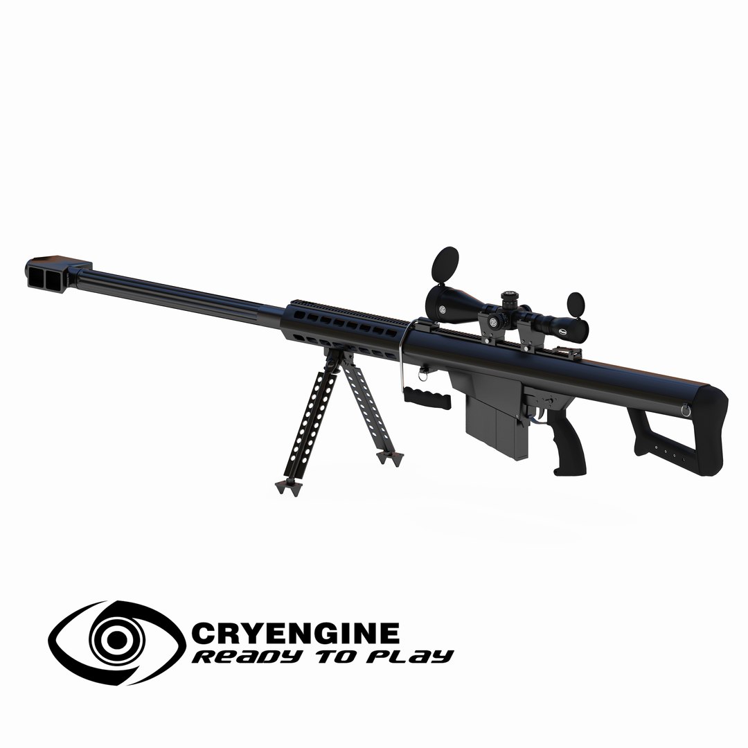 Barrett M82A1 3D Model - TurboSquid 1810490