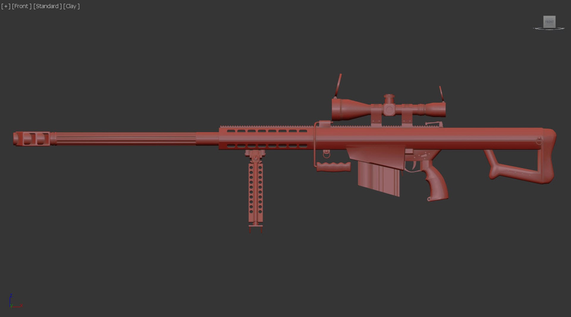 Barrett M82A1 3D Model - TurboSquid 1810490