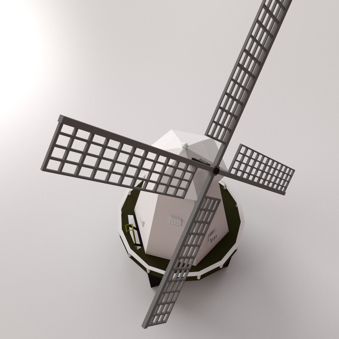 windmill wind 3d 3ds