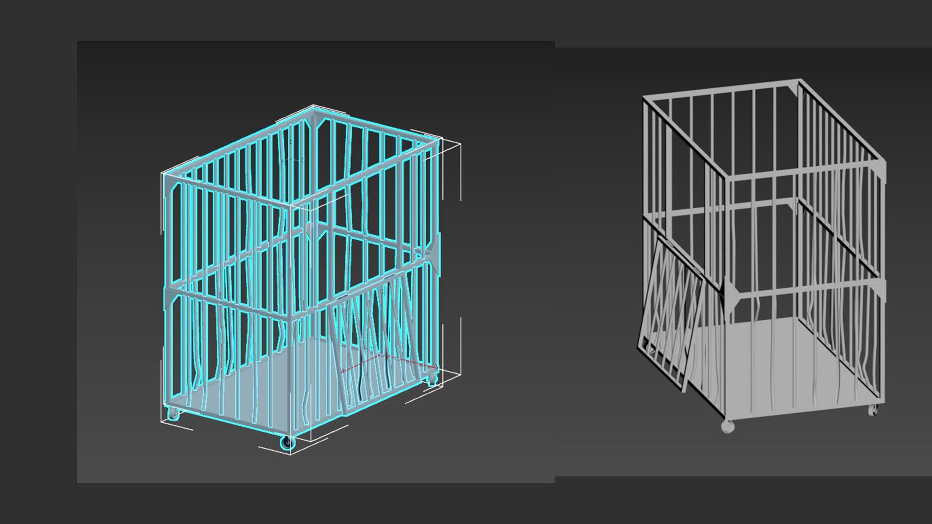 3D Asylum Cage Model - TurboSquid 1476001