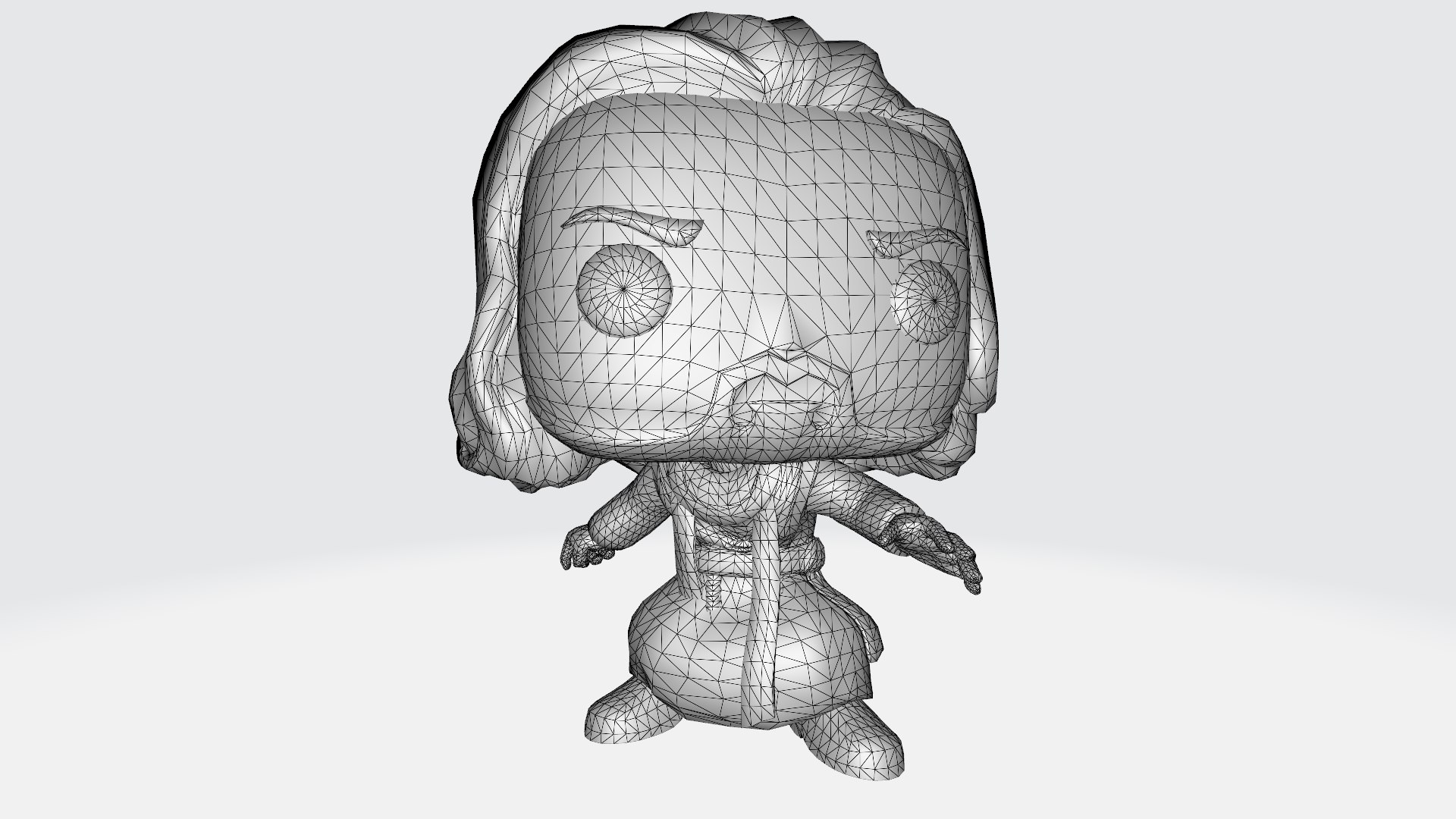 Funko Style Warrior Mystic Poseable 3D Print Model 3D Model ...