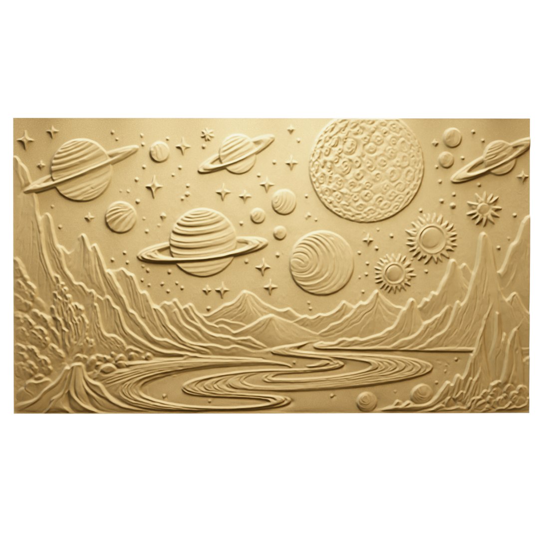 3D Modern Panel Wall Decor Set Relief Stl Mural CNC 166 - TurboSquid ...