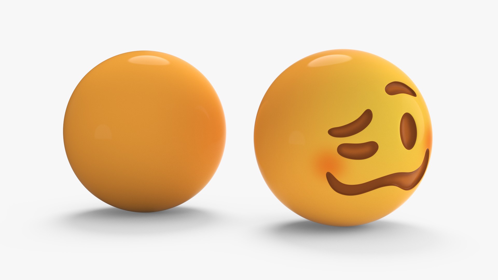 3D Emoji Woozy Face Model - TurboSquid 2239299