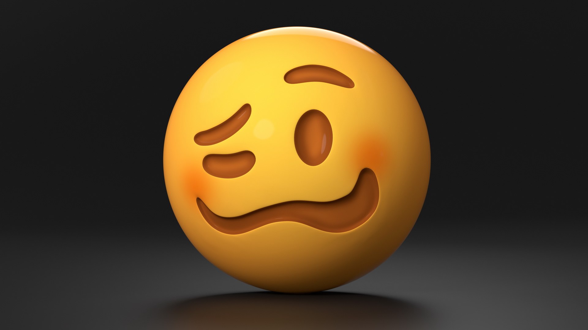 3D Emoji Woozy Face Model - TurboSquid 2239299