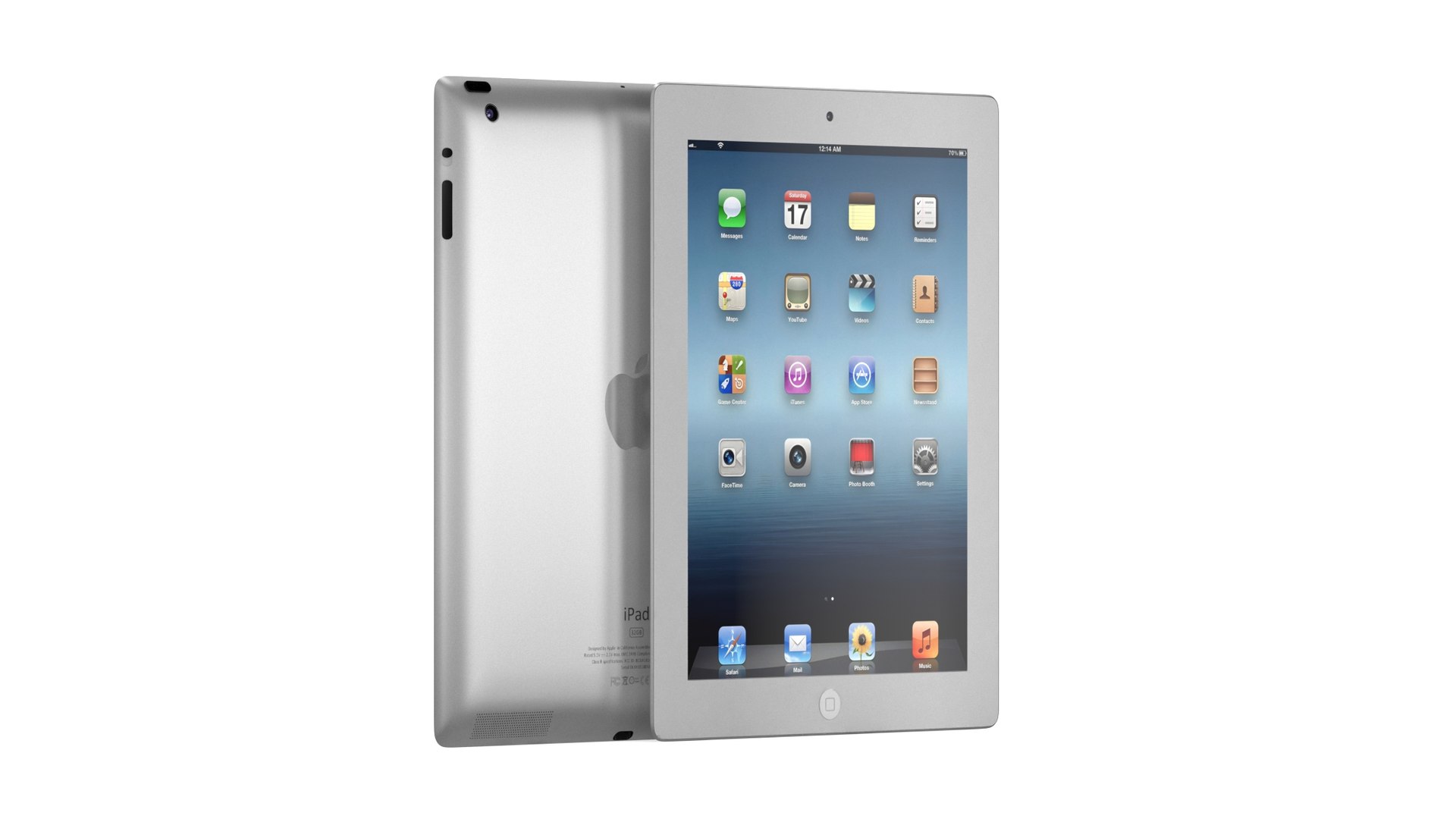 Apple IPad 4 White 3D - TurboSquid 2158103