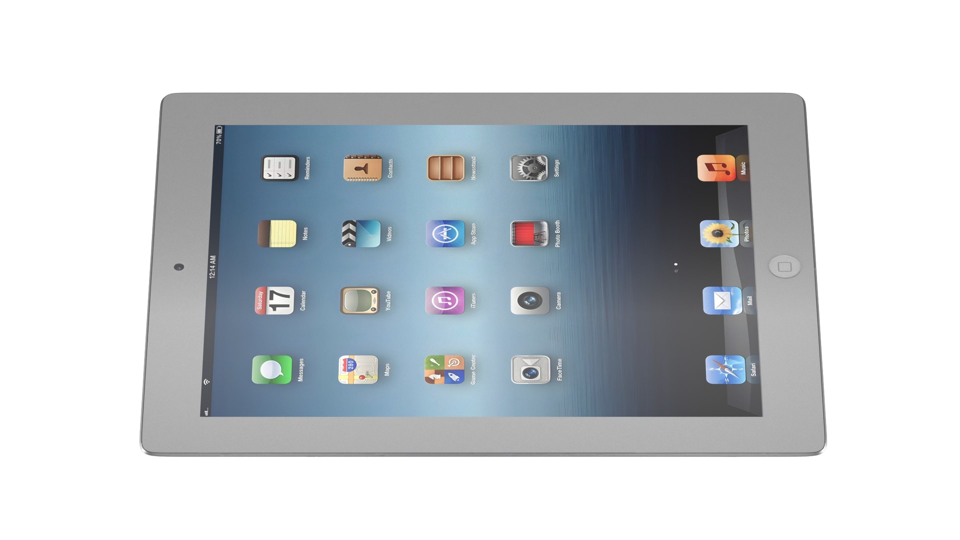 Apple IPad 4 White 3D - TurboSquid 2158103