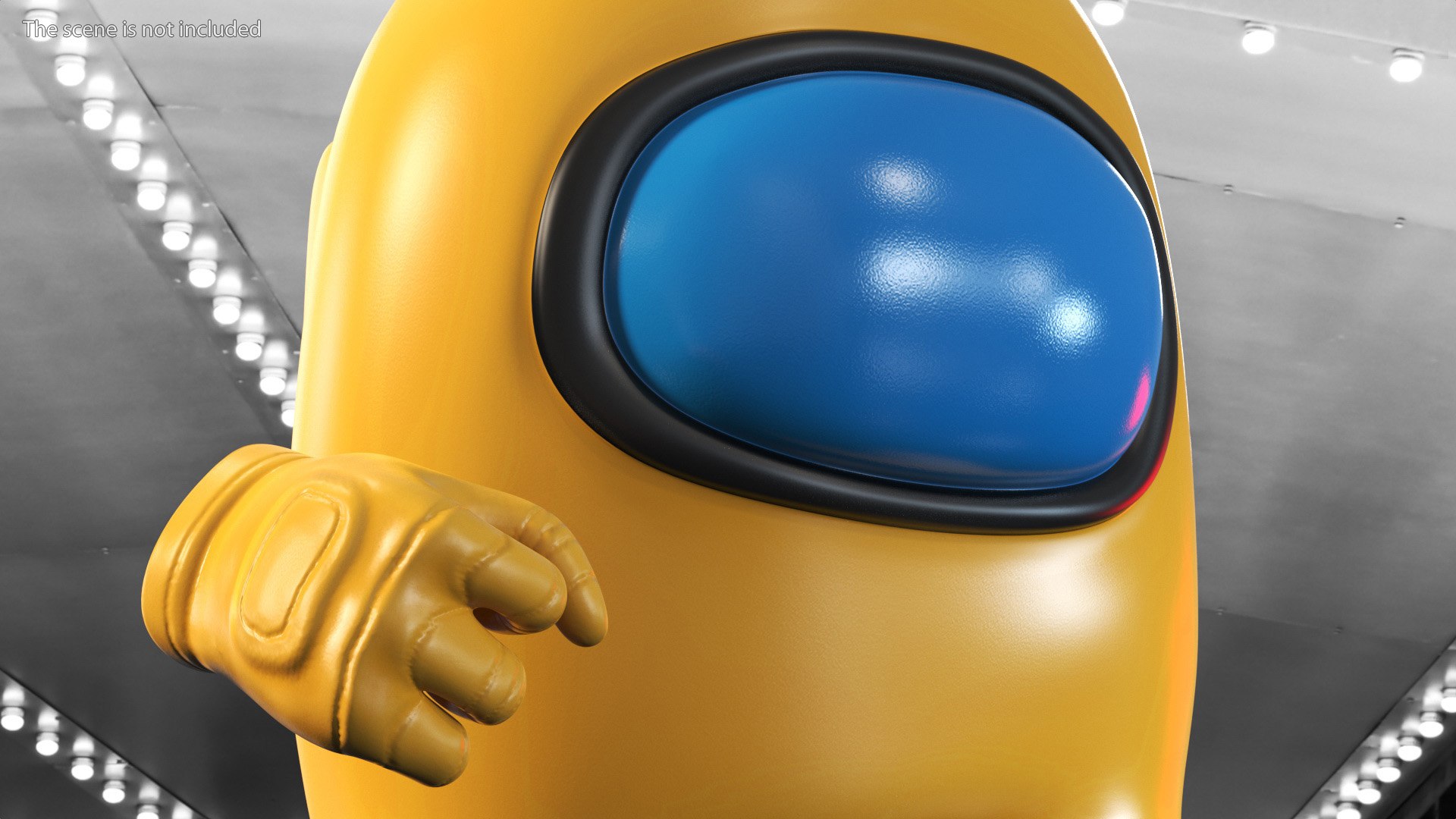 3D Running Among Us Character Yellow model - TurboSquid 2003923