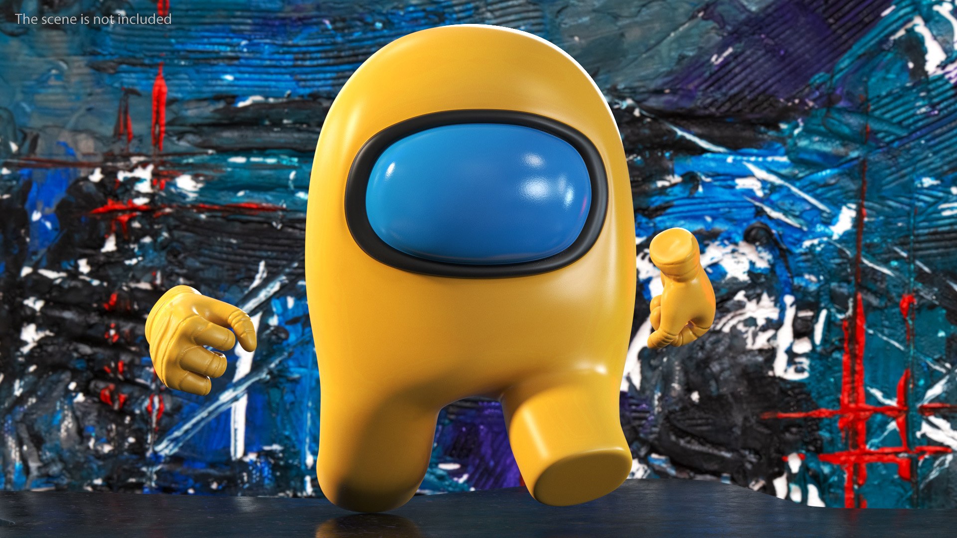 3D Running Among Us Character Yellow model - TurboSquid 2003923