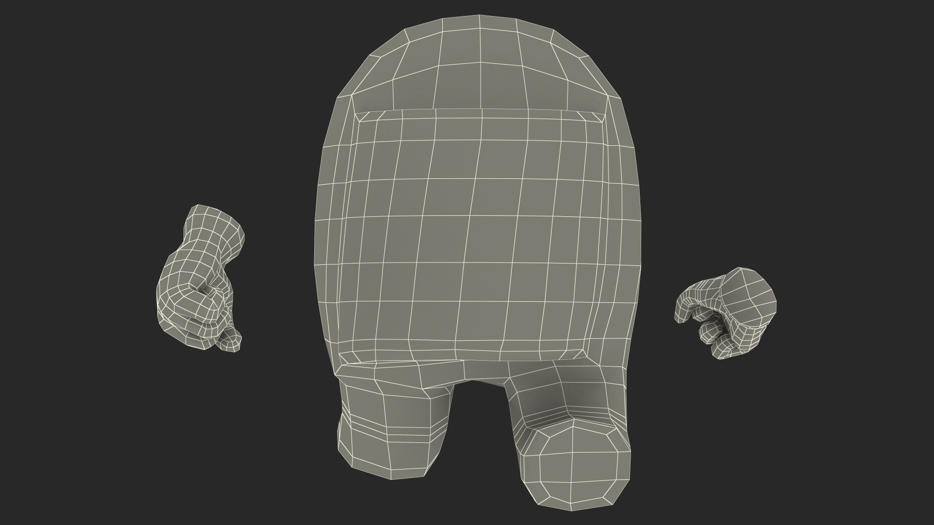 3D Running Among Us Character Yellow model - TurboSquid 2003923