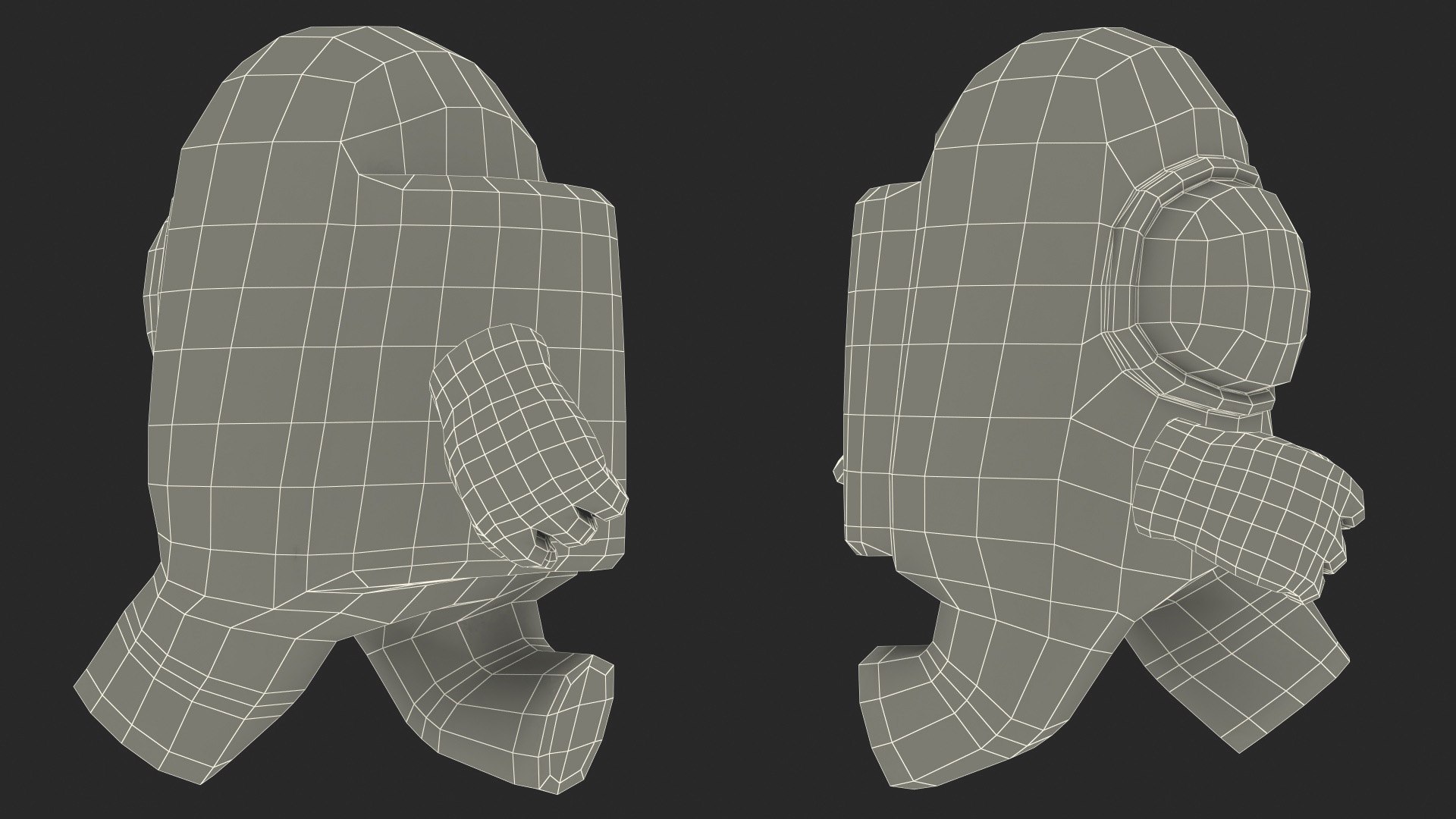 3D Running Among Us Character Yellow model - TurboSquid 2003923