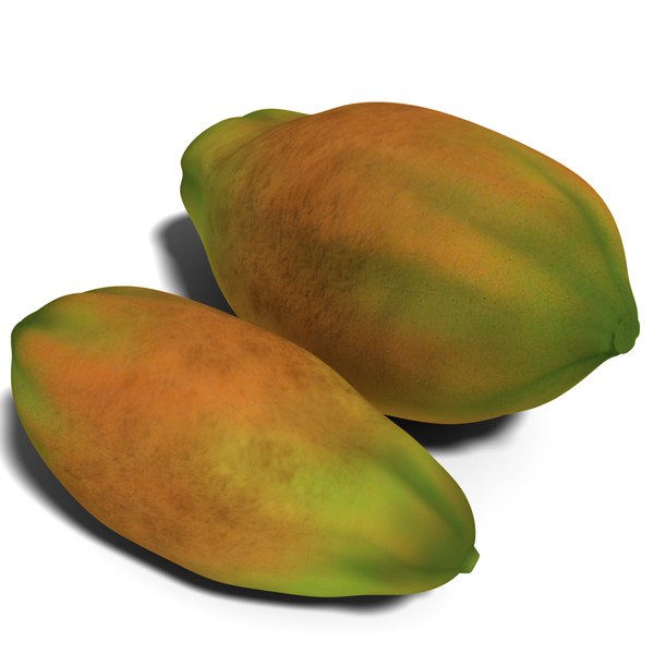 modelo 3d Ripe Papaya - TurboSquid 2089433
