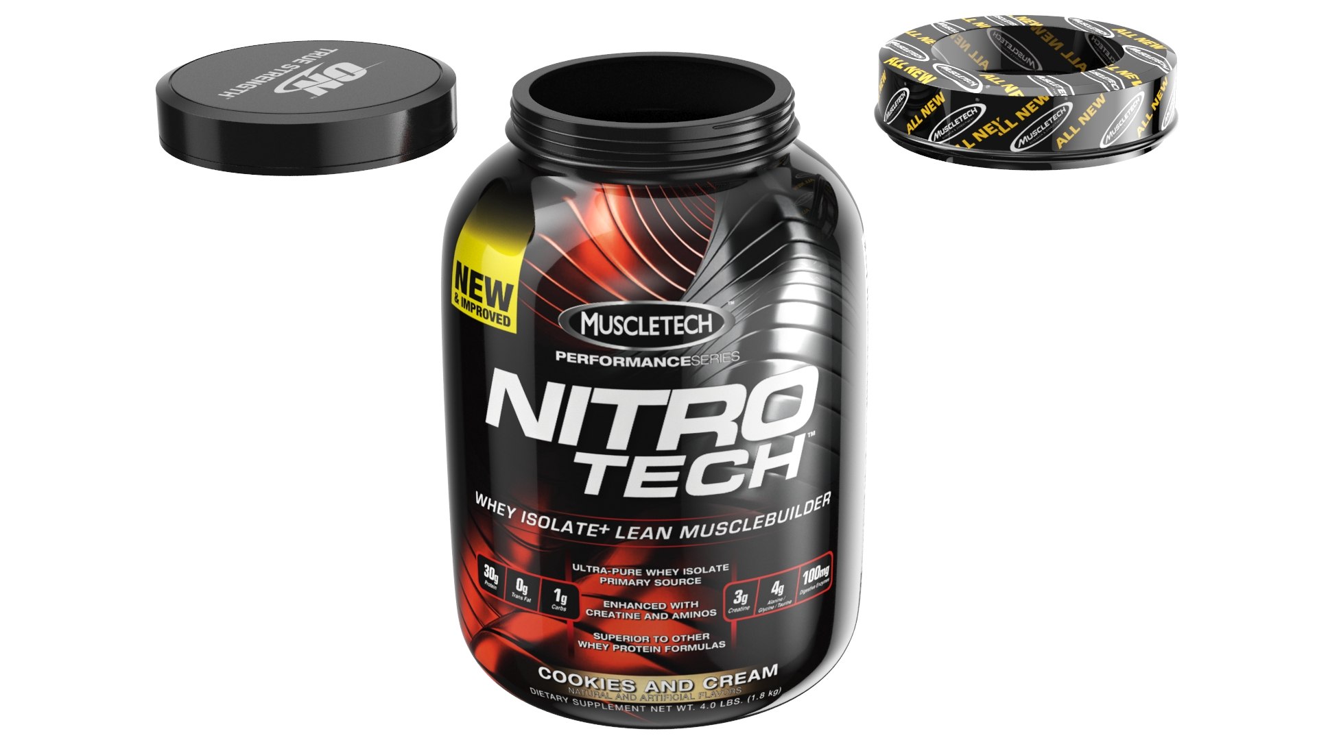 Nitro Tech Supplement Bottle Model - TurboSquid 1854097
