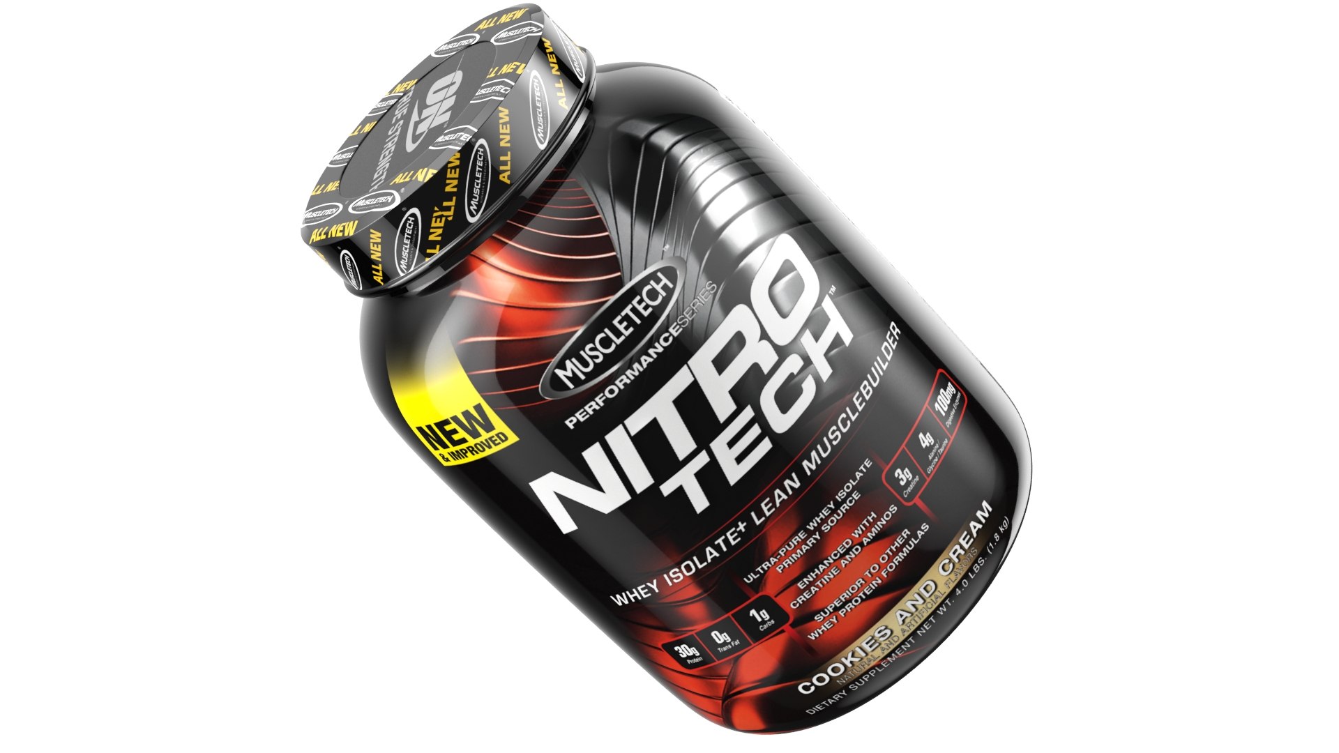 Nitro Tech Supplement Bottle Model - TurboSquid 1854097