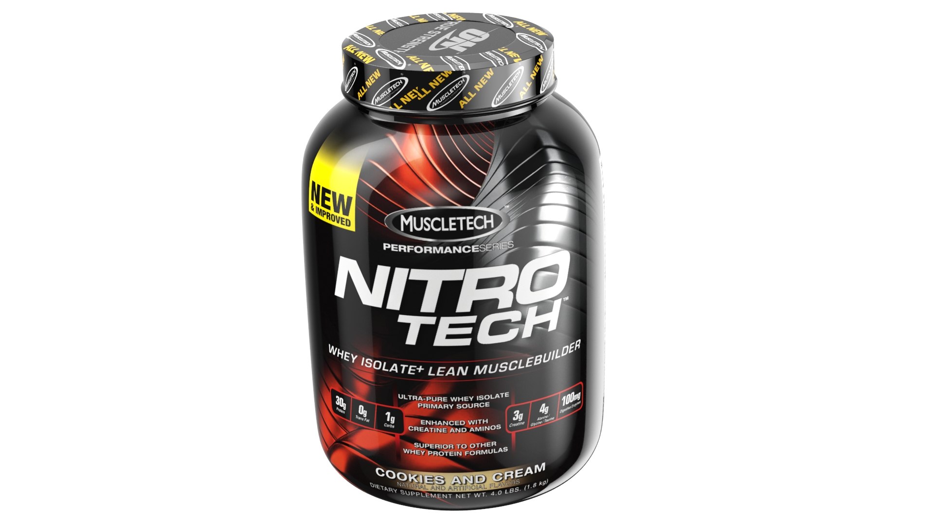 Nitro Tech Supplement Bottle Model - TurboSquid 1854097