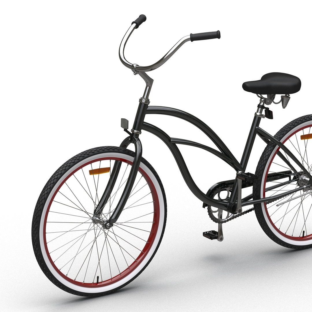 3d beach bike generic