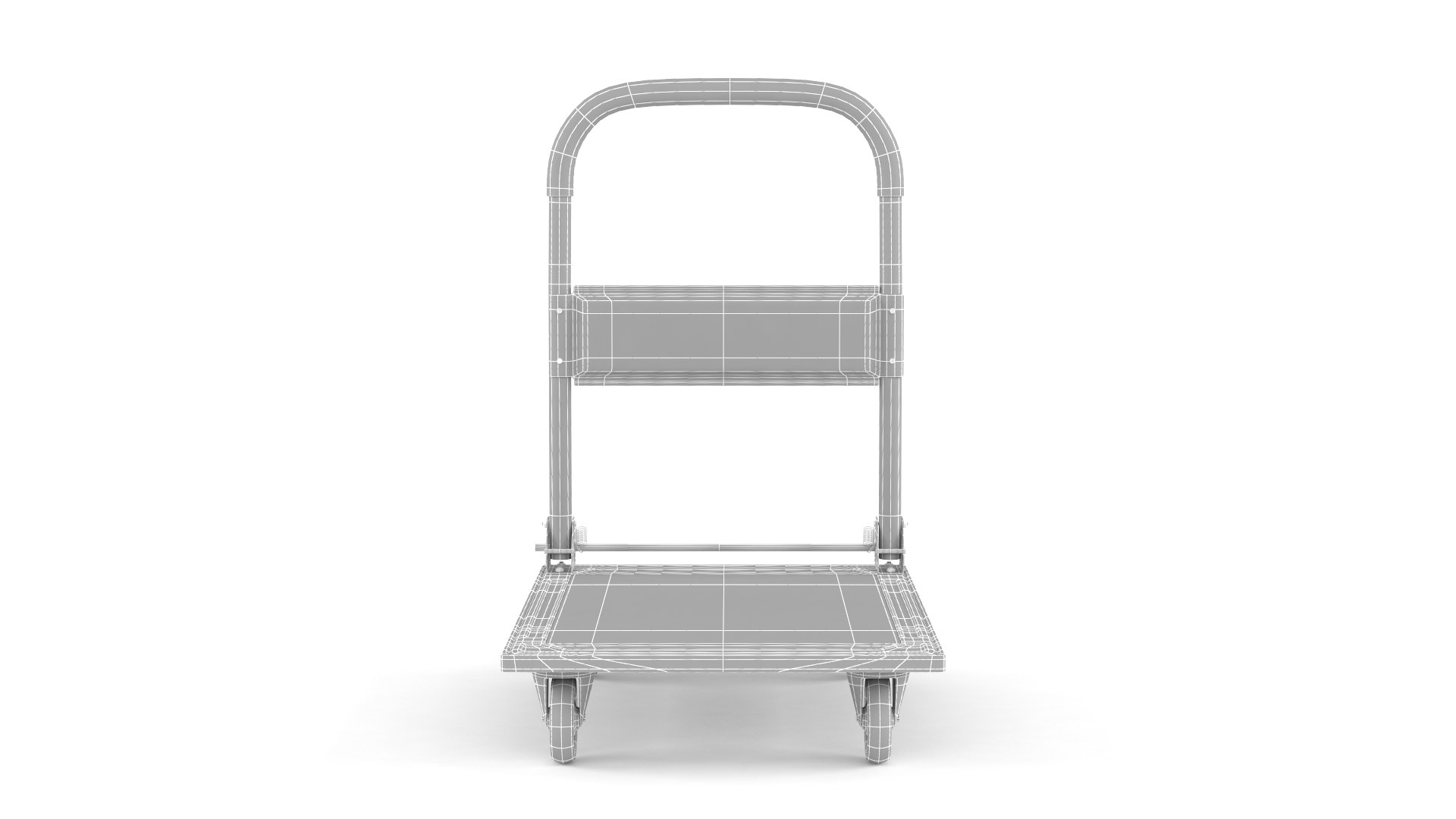 3D Model Folding Handle Trolley - TurboSquid 1948977