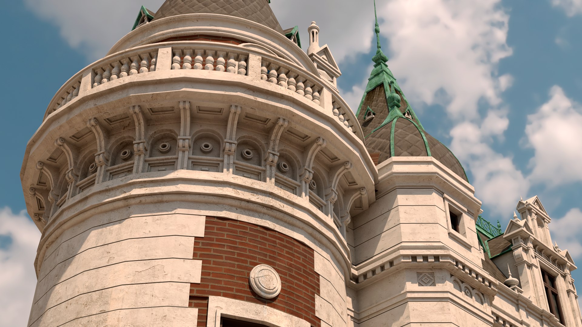 Manor Ancient 3d Max