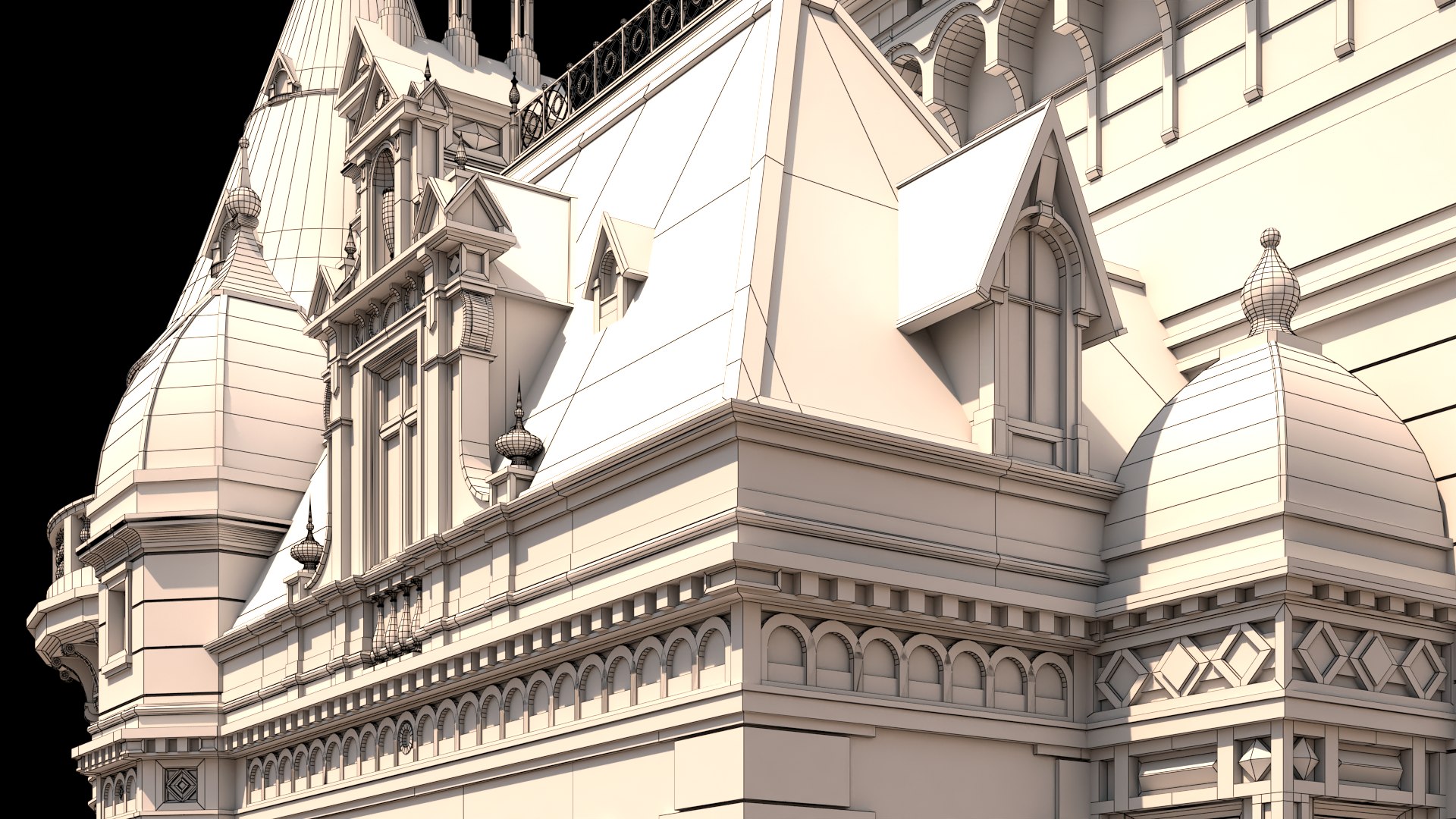 manor ancient 3d max