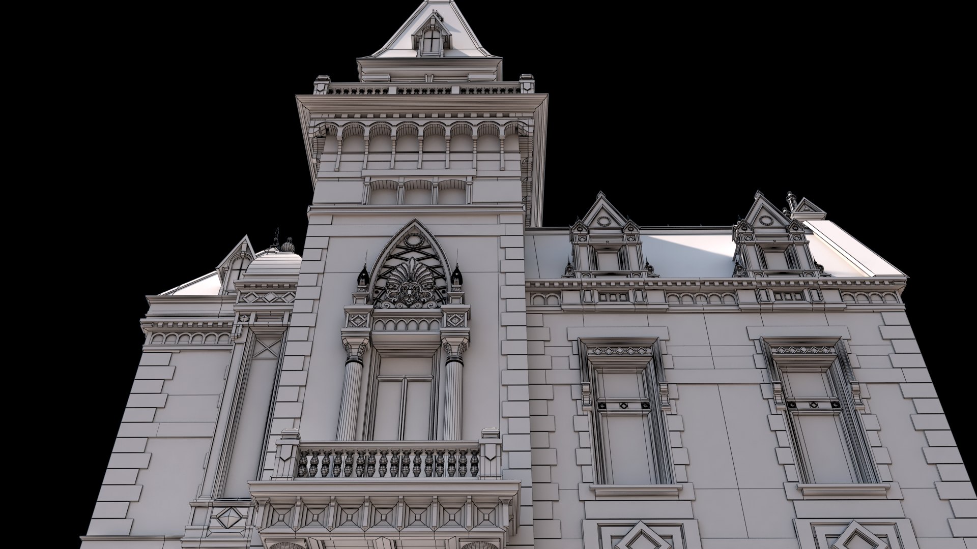 manor ancient 3d max