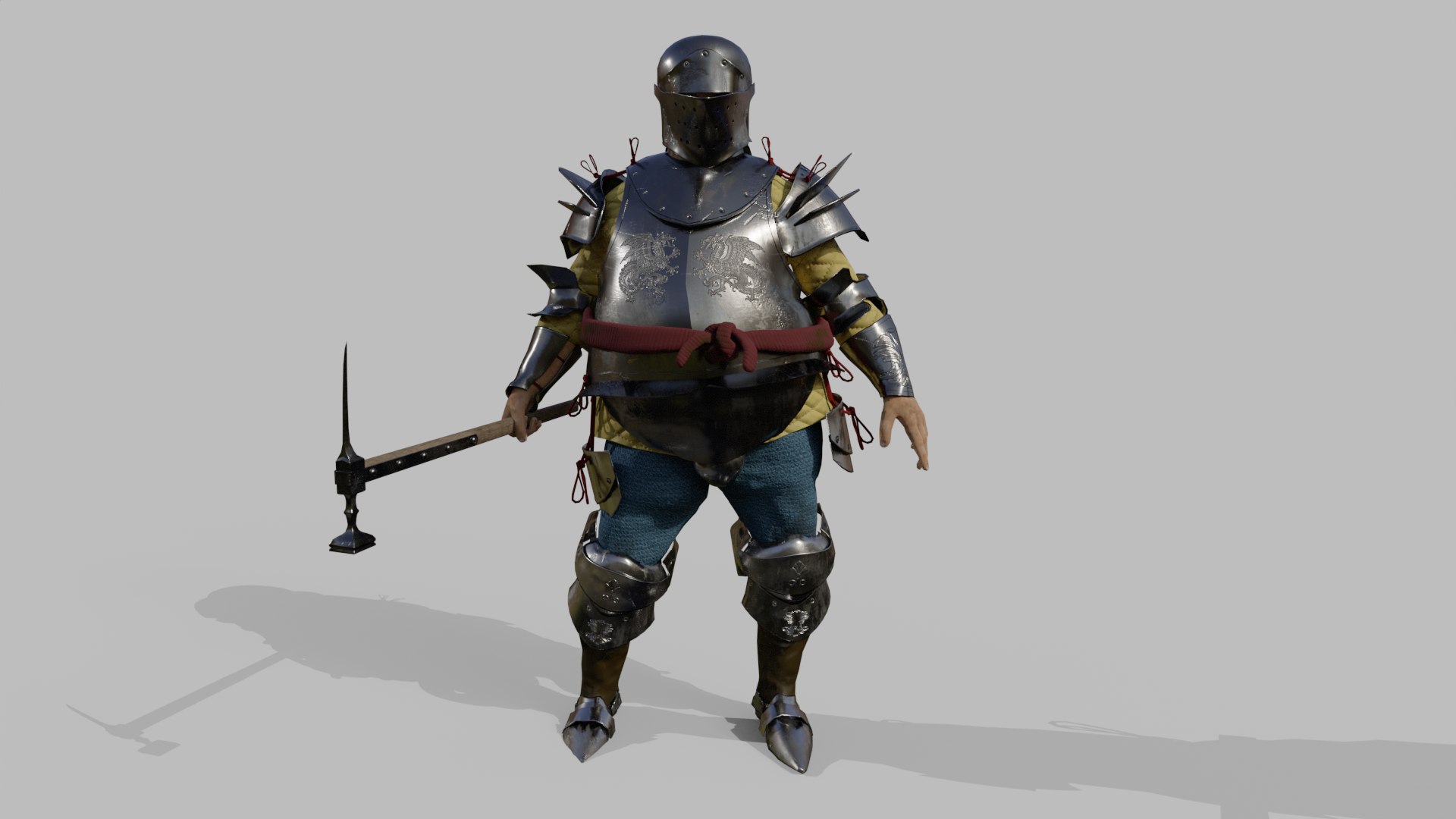 Bulky Armor 3D - TurboSquid 2351034