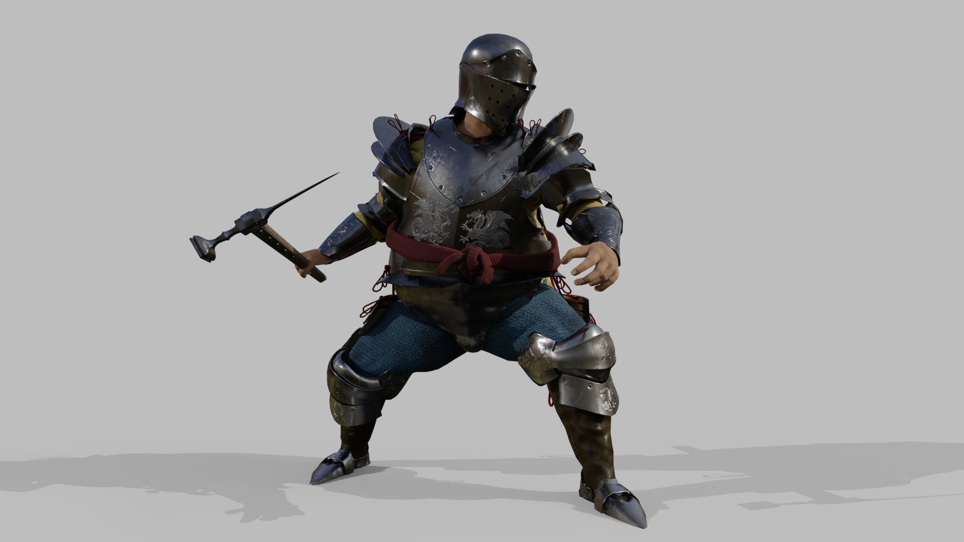 Bulky Armor 3D - TurboSquid 2351034