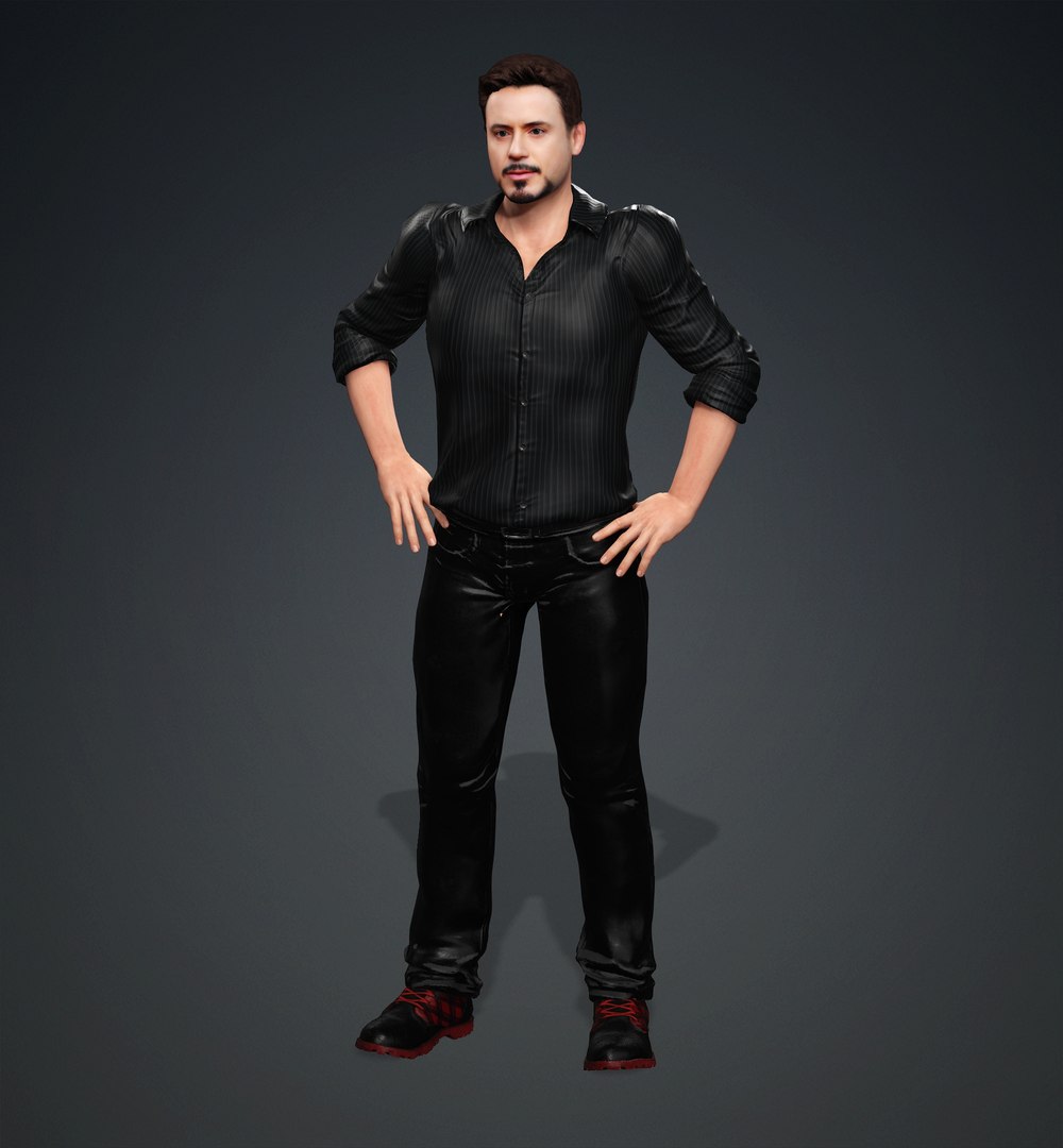 Robert Downey Jr 3D Model - TurboSquid 2283626