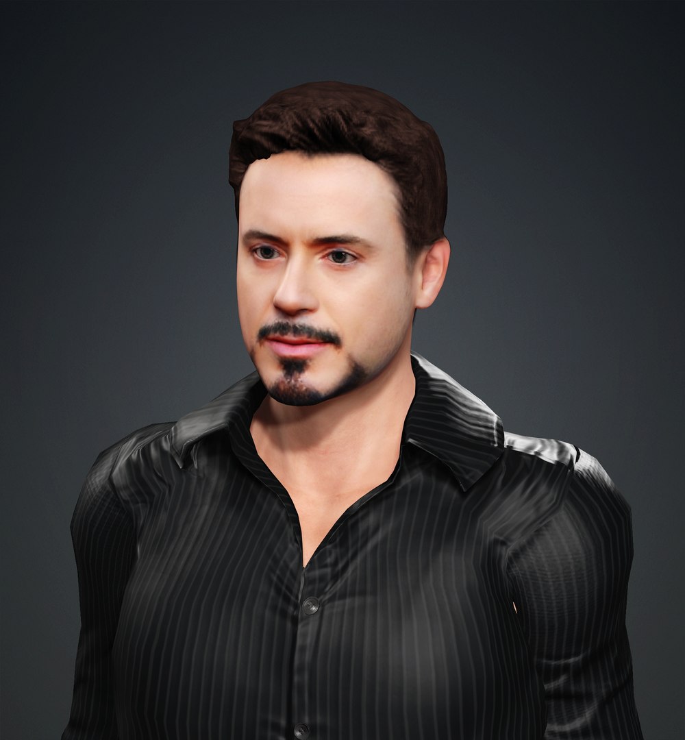 Robert Downey Jr 3D Model - TurboSquid 2283626