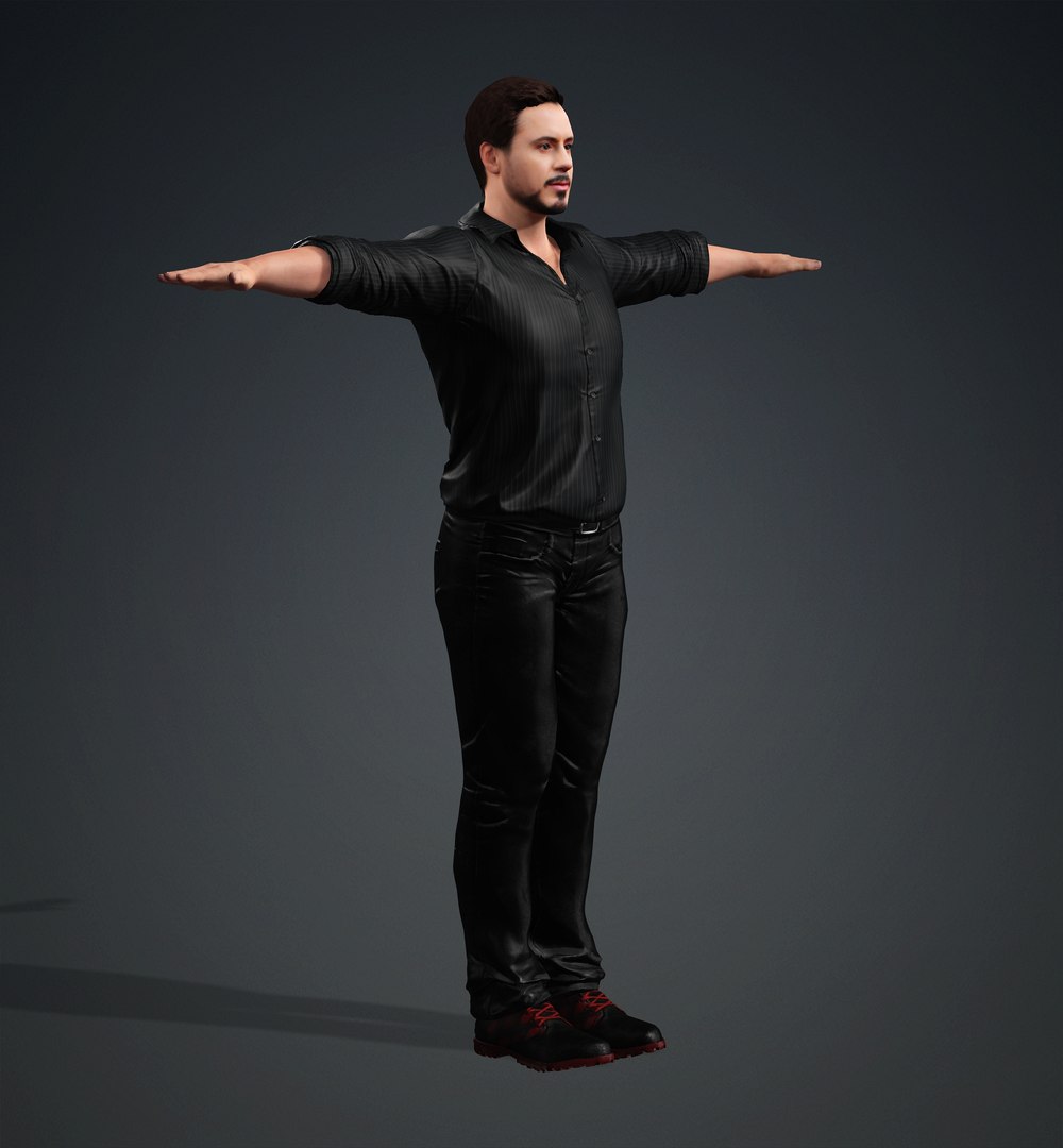 Robert Downey Jr 3D Model - TurboSquid 2283626