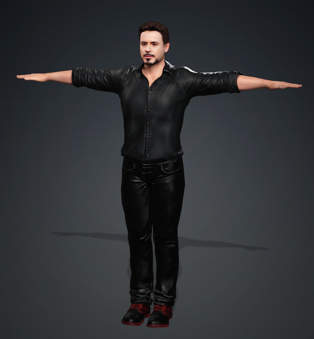 Robert Downey Jr 3D Model - TurboSquid 2283626