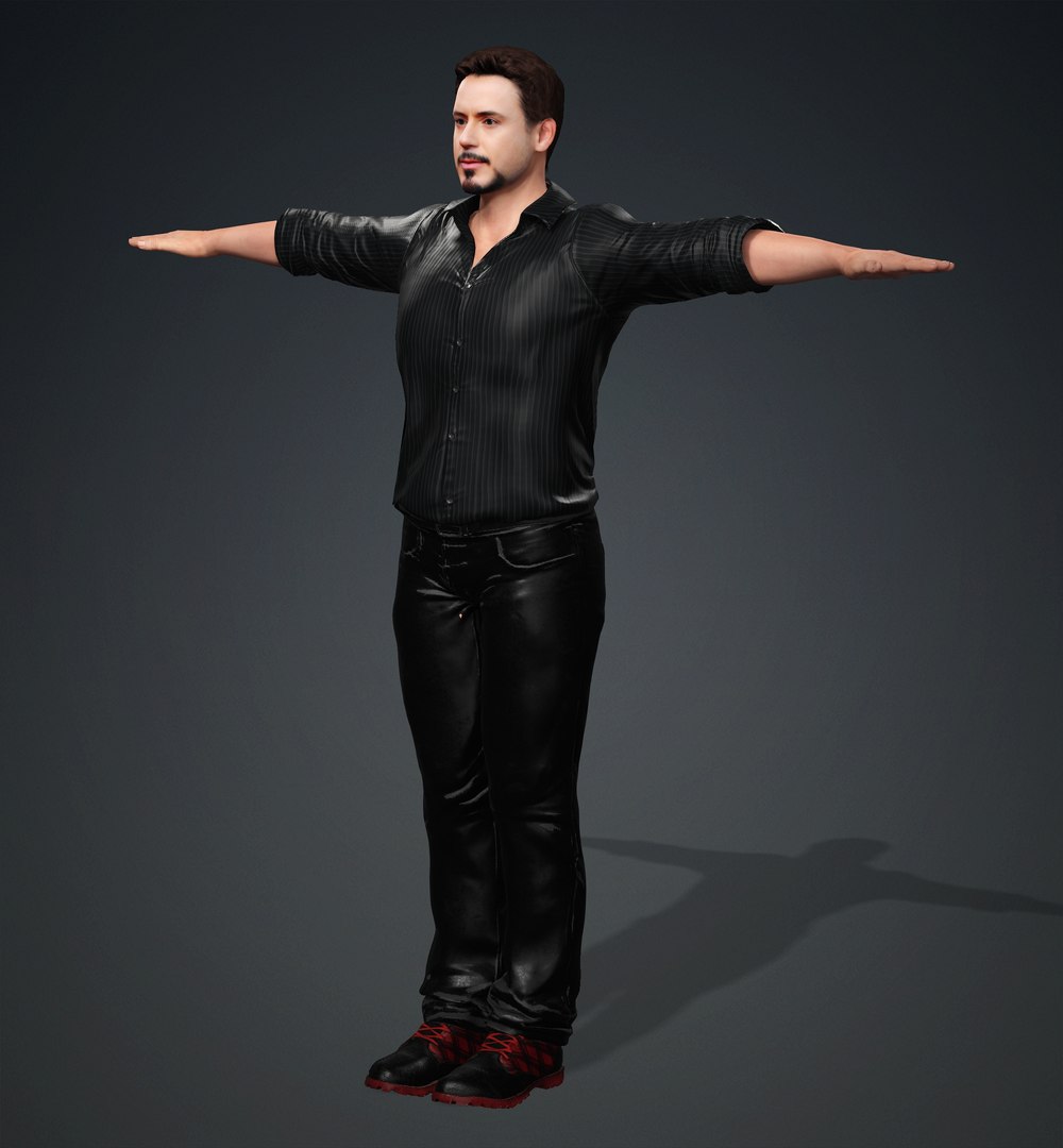 Robert Downey Jr 3D Model - TurboSquid 2283626