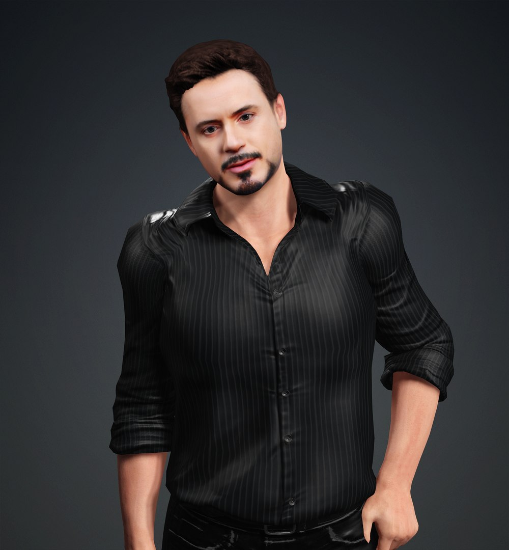 Robert Downey Jr 3D Model - TurboSquid 2283626