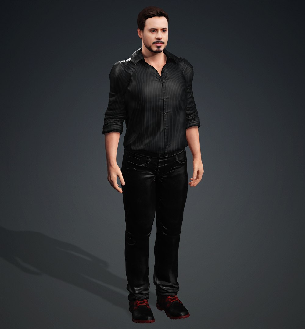 Robert Downey Jr 3D Model - TurboSquid 2283626