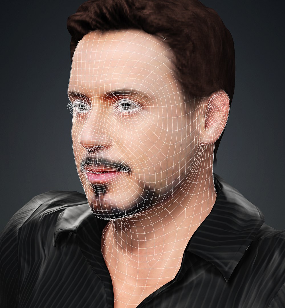 Robert Downey Jr 3D Model - TurboSquid 2283626