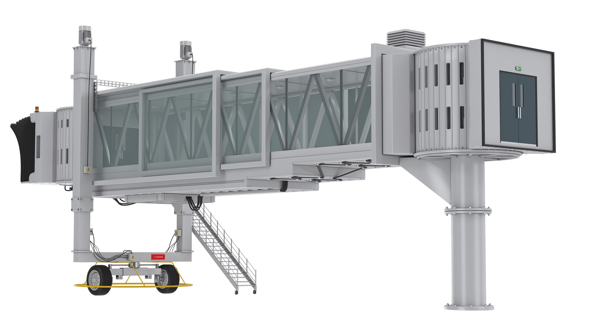 3D Airport Terminal Jetway Bridge - TurboSquid 2294499