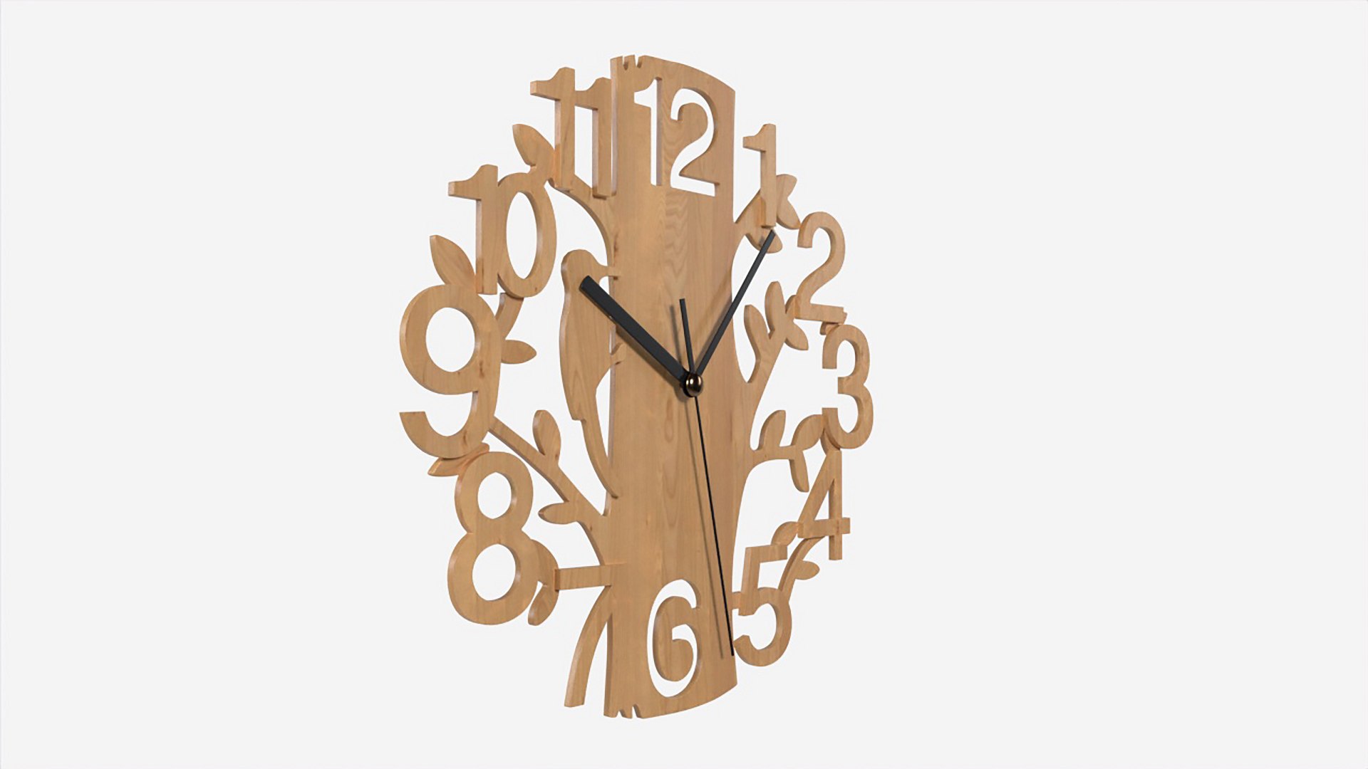 Modern Design Large Wall Clock 05 3D Model - TurboSquid 1920962