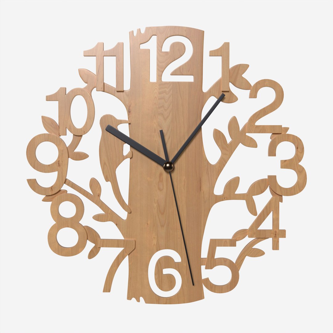 Modern Design Large Wall Clock 05 3D Model - TurboSquid 1920962