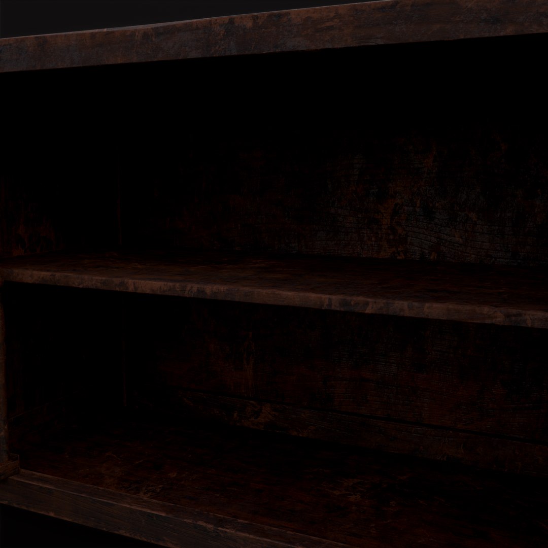 3D Medieval Oak Drawer Model - TurboSquid 1937645