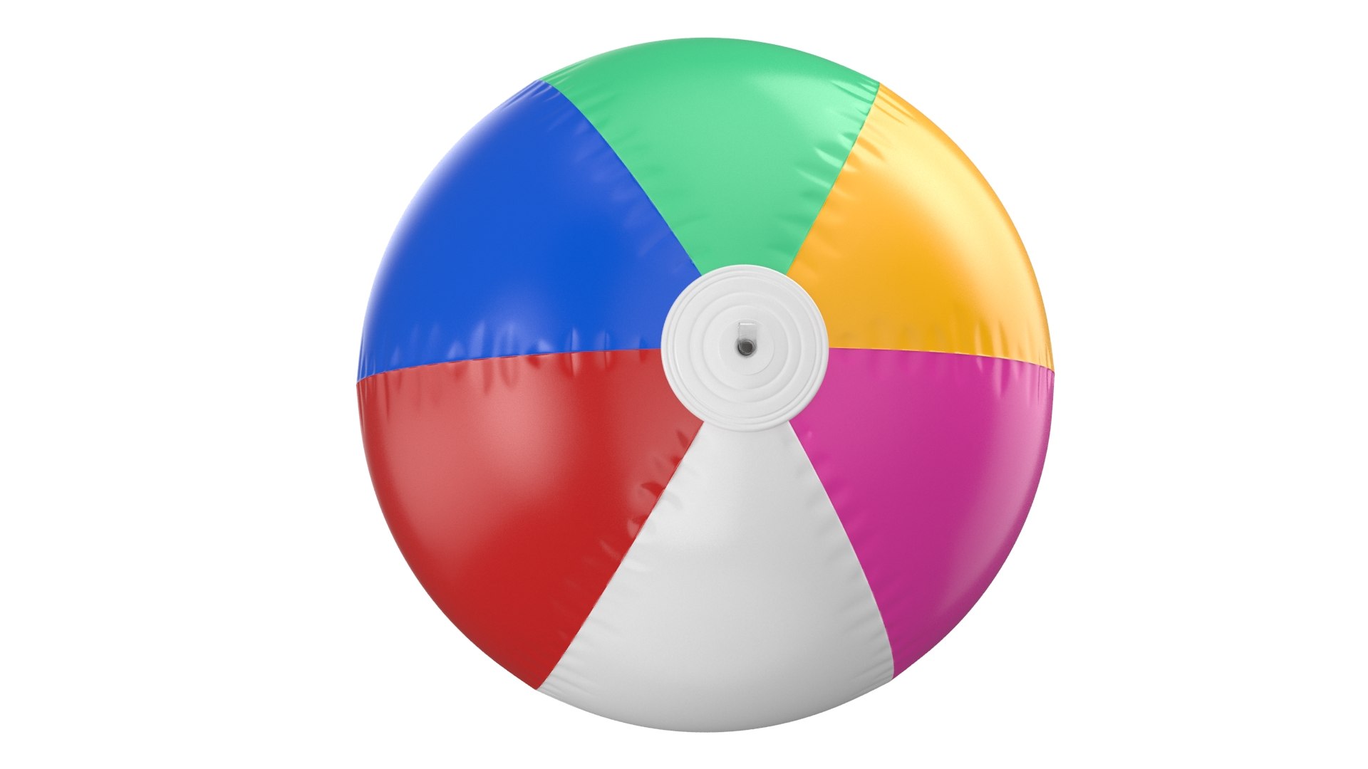 3D Detailed Beach Ball Model - TurboSquid 2062414
