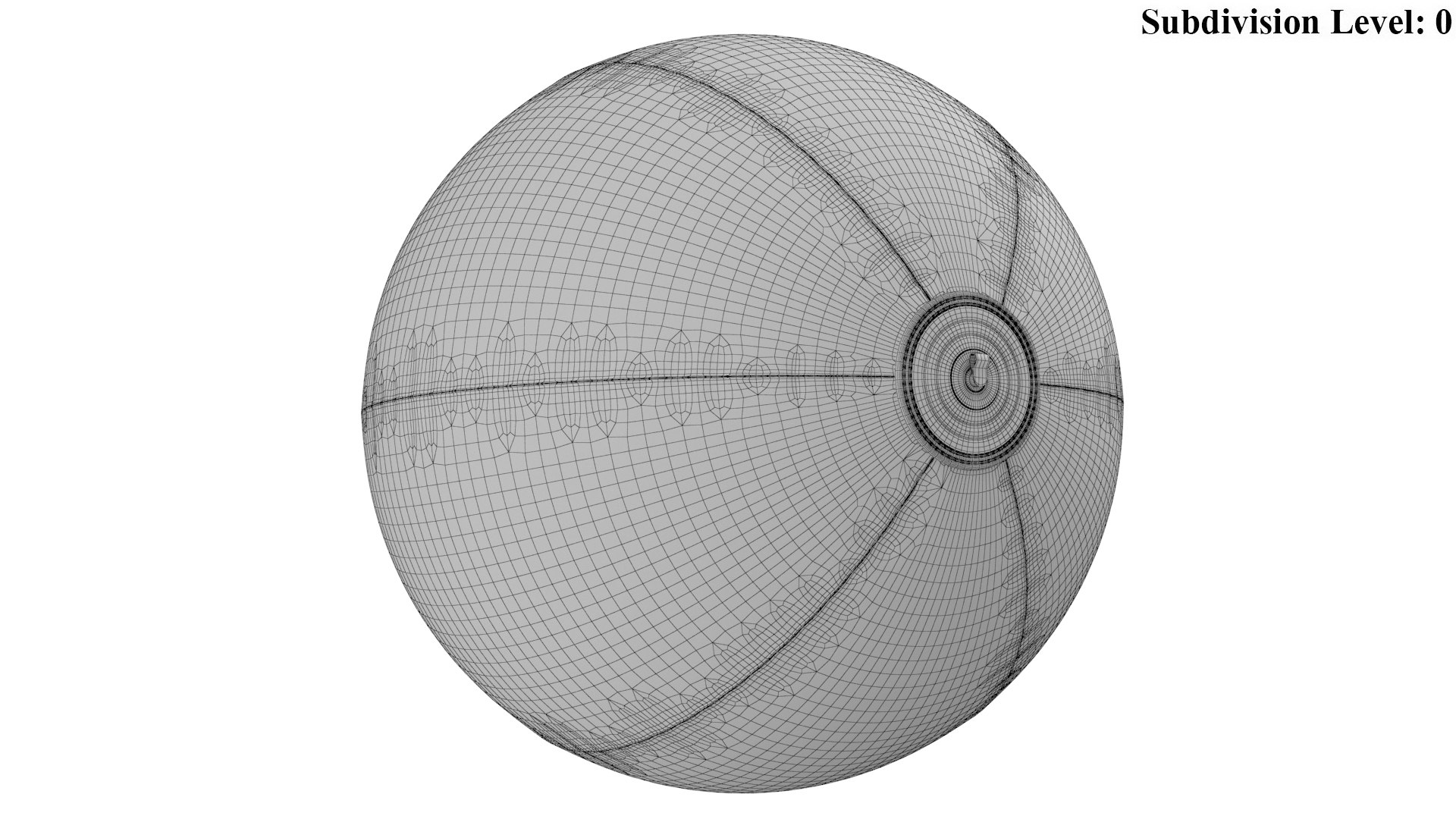 3D Detailed Beach Ball Model - TurboSquid 2062414