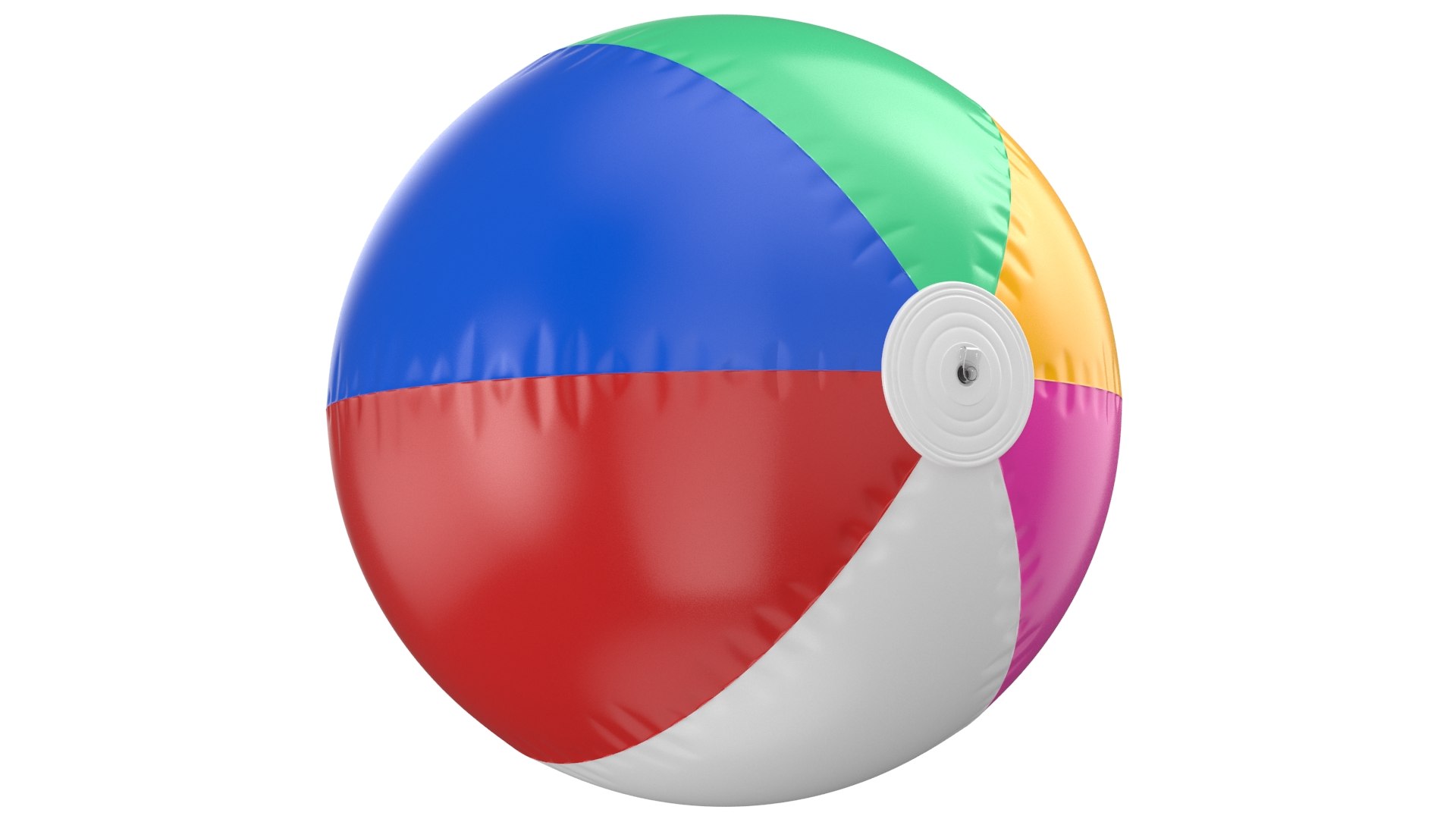 3D Detailed Beach Ball Model - TurboSquid 2062414