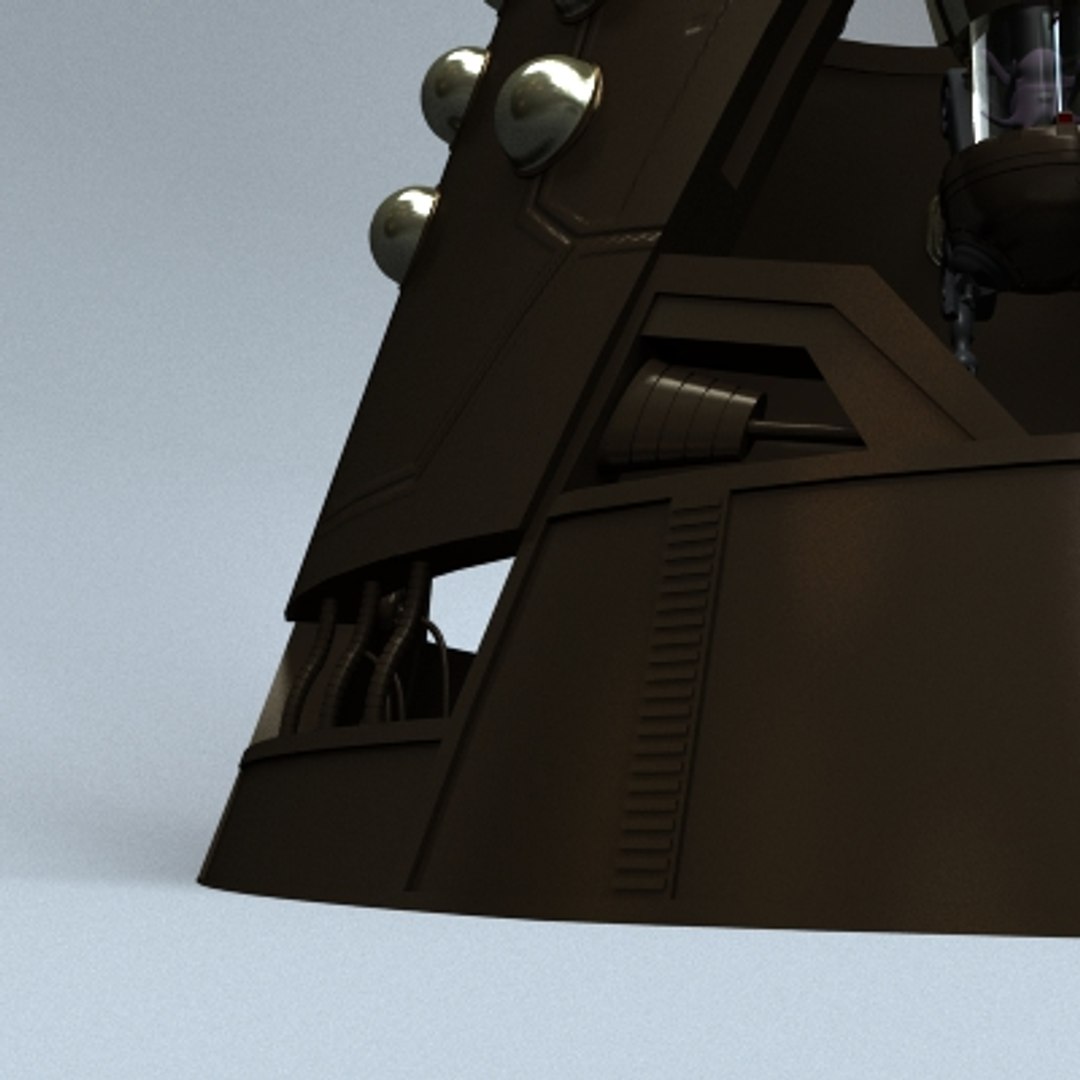 3d Model Of Emperor Dalek Doctor