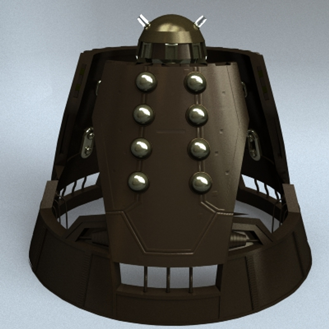 3d model of emperor dalek doctor