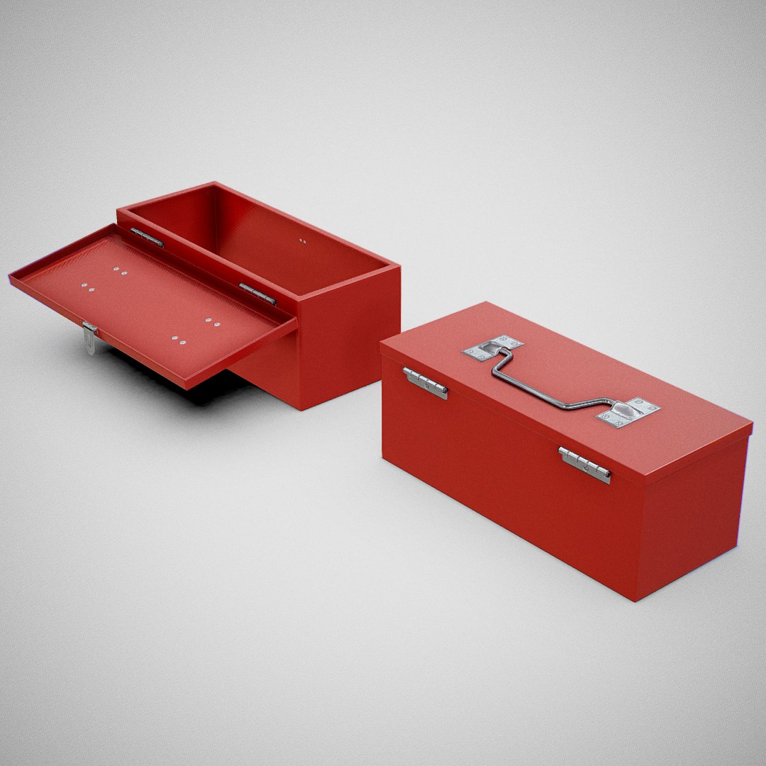 Generic Toolbox - Tools 3D Model - TurboSquid 1419429