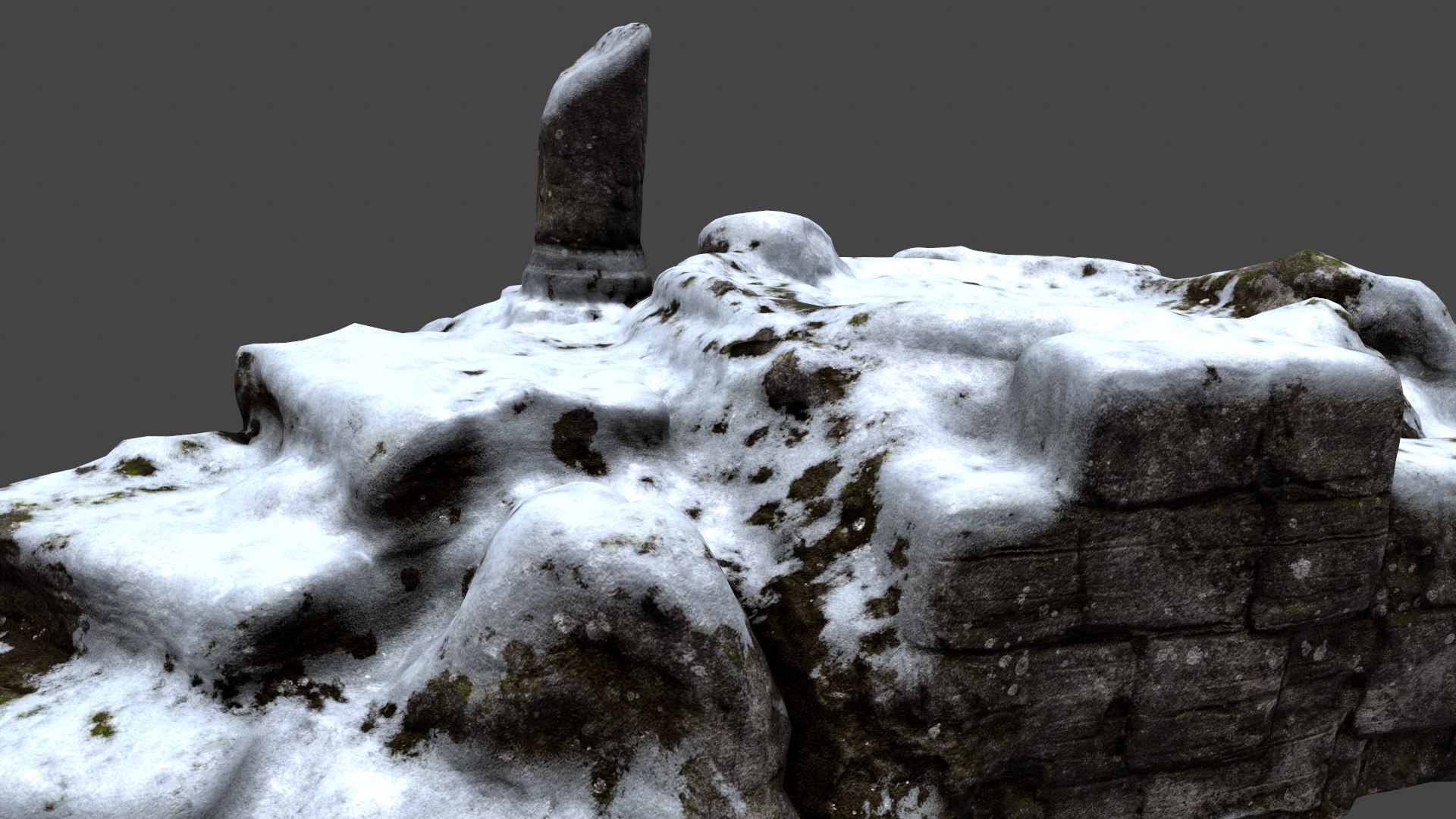 Temple Snow 3D Model - TurboSquid 1169600