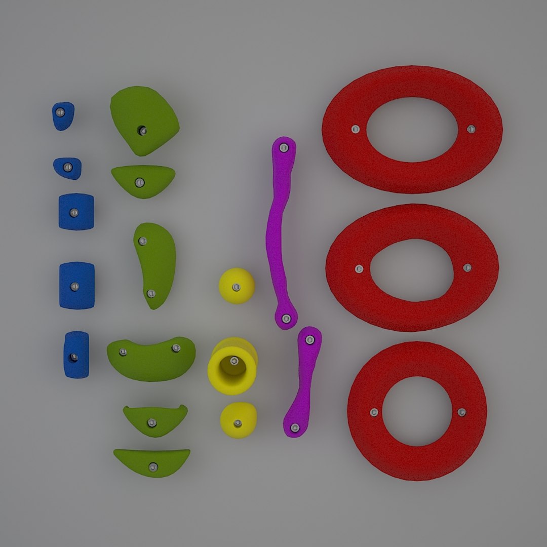 Climbing Hold V3 Model - TurboSquid 1266533