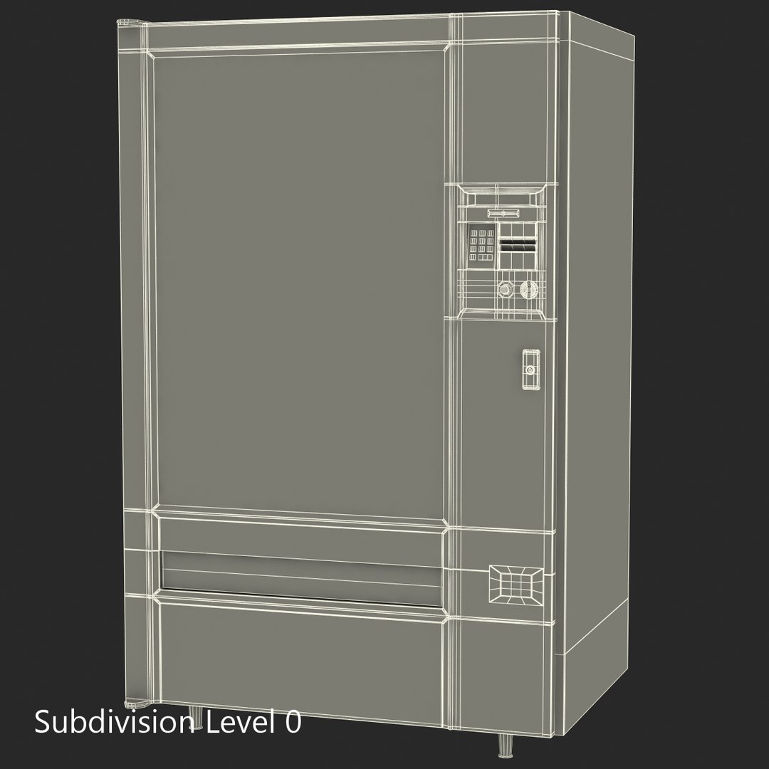 Vending Machine 2 3d Model